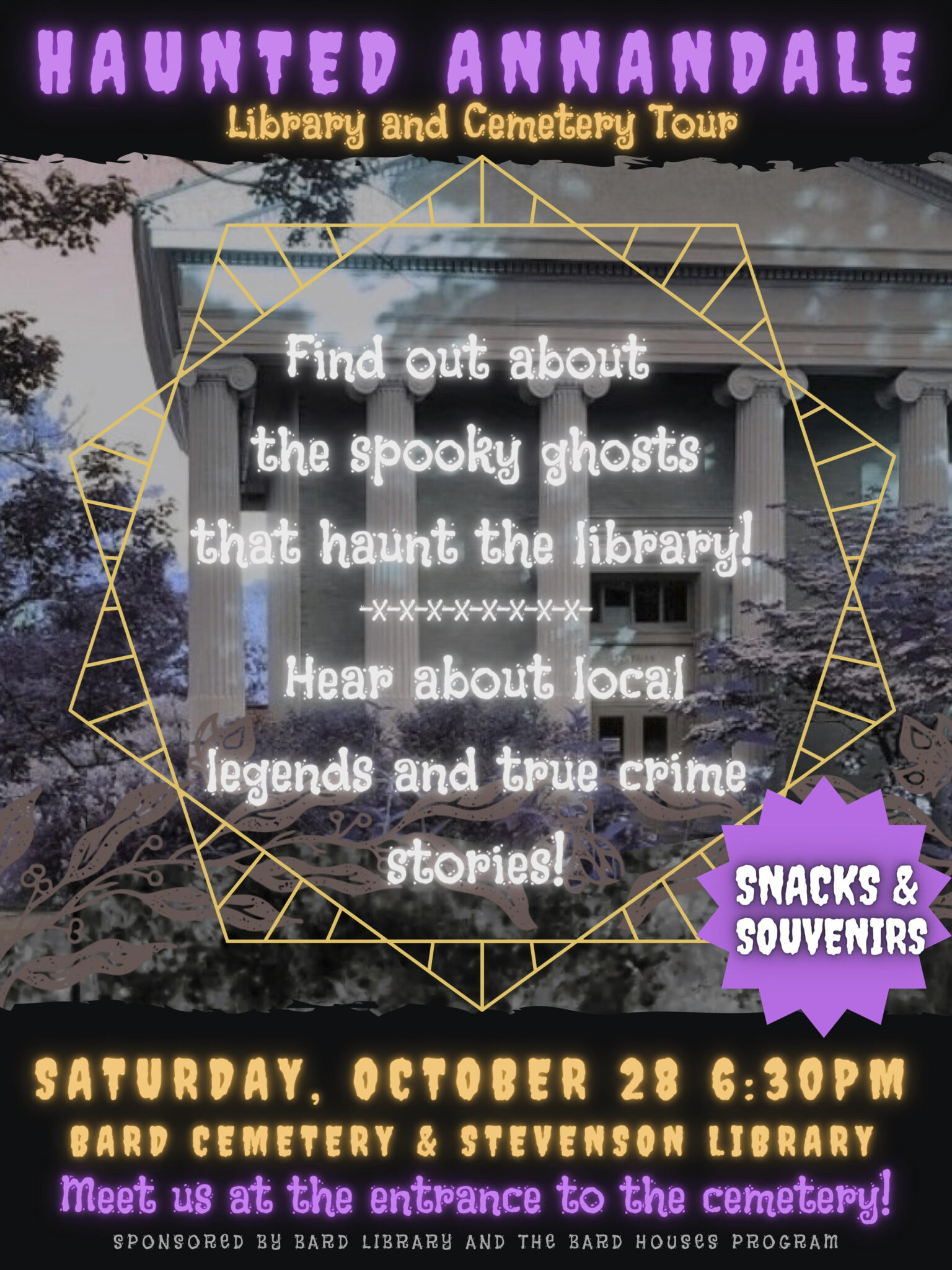 Haunted library tour! | Stevenson Library News